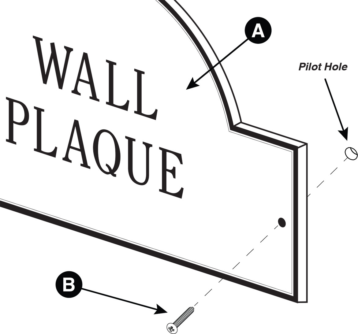 Signs 4 You | Wall Plaque Mounting Instructions